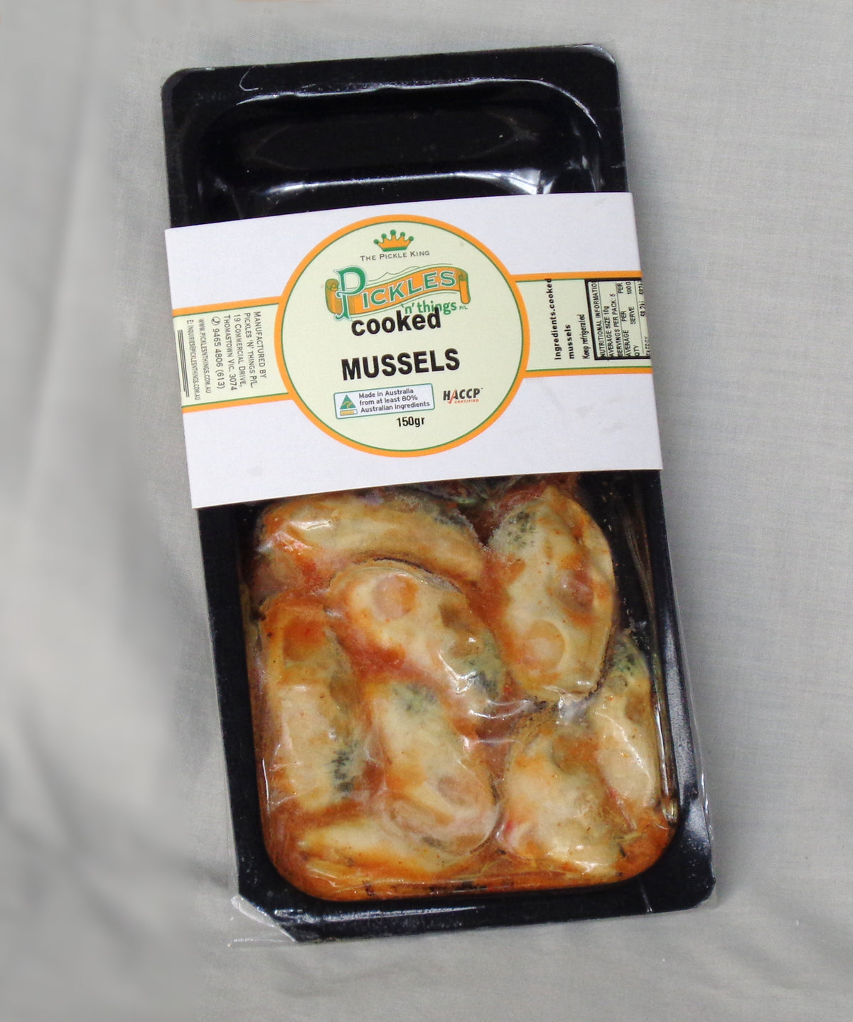 66217 - 150g Cooked Mussels | Pickles N Things